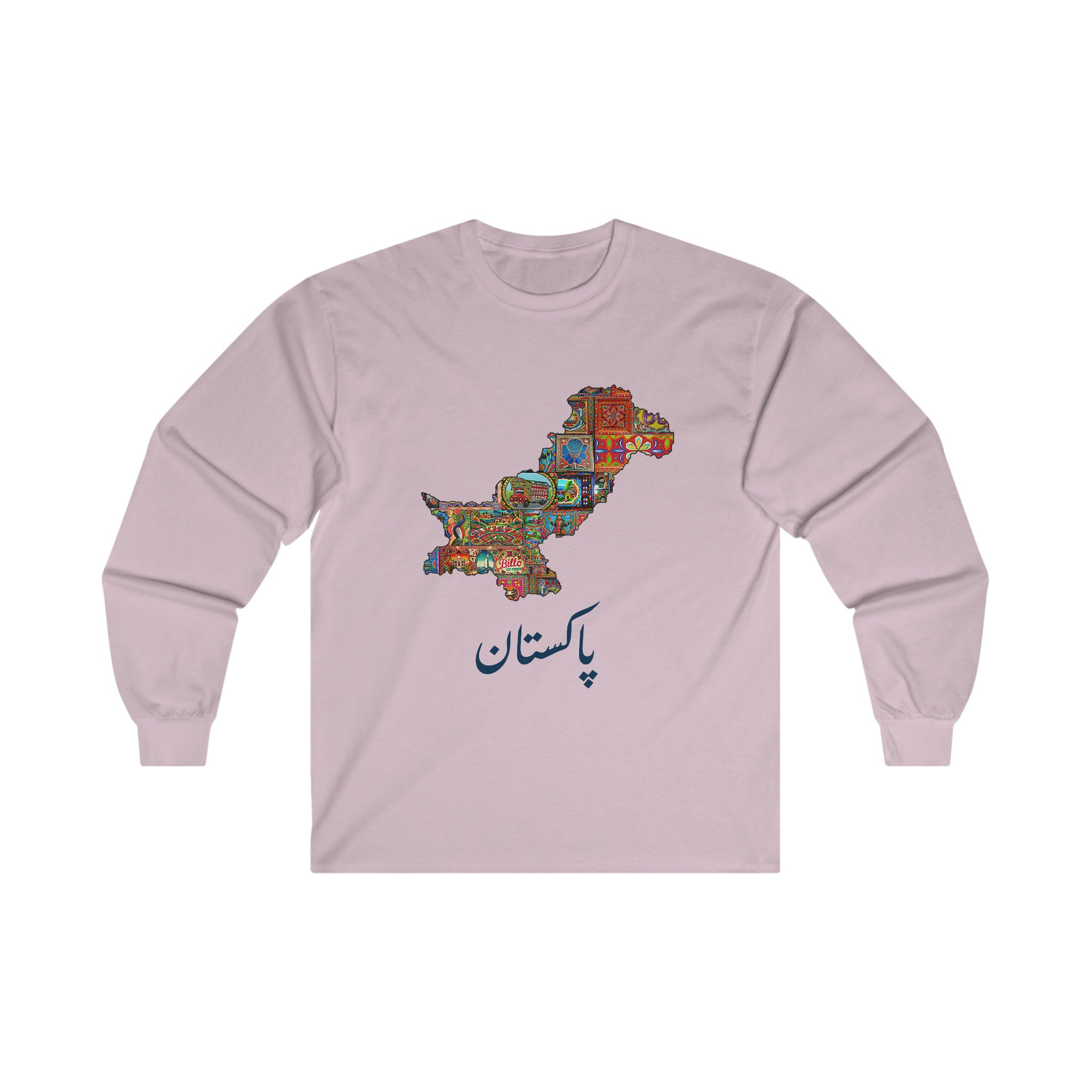 Pakistan Truck Art Map Streetwear Long Sleeve Shirt | Desi Pakistani ...