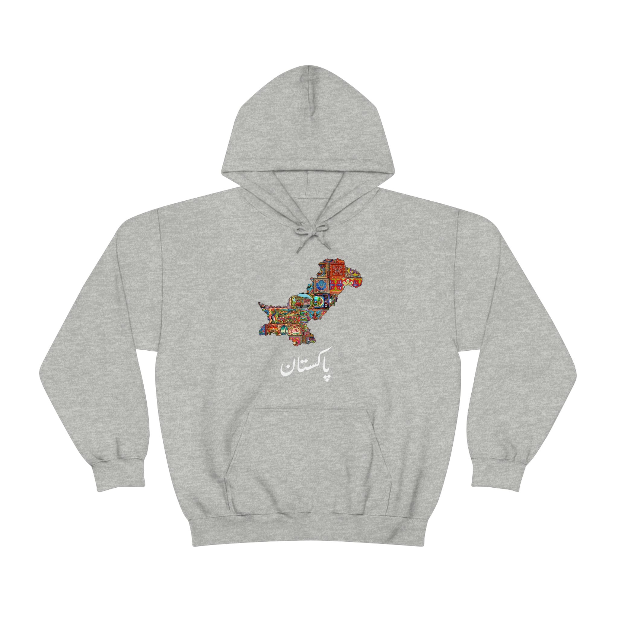 Truck Art Pakistan Map Streetwear Hoodie Desi Pakistani Hoodie Urdu ...