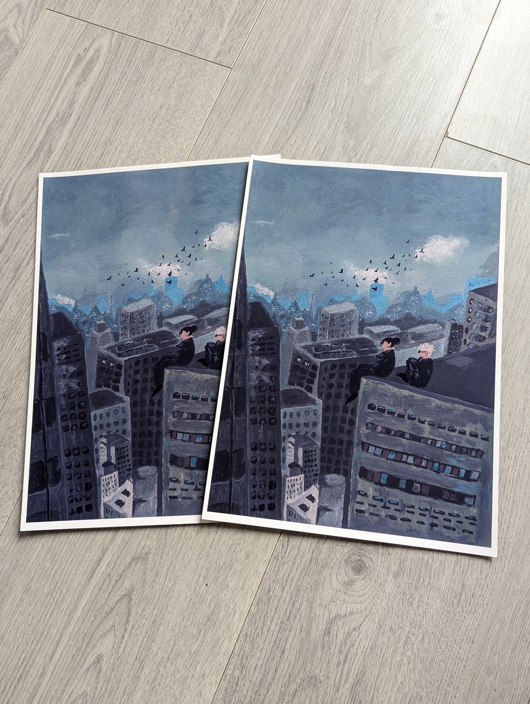 Gojo and Geto Art Print | JJK Art | Jujutsu Kaisen Satoru Suguru ...