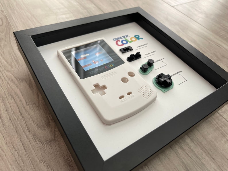 White Gameboy Color Teardown Art - Etsy