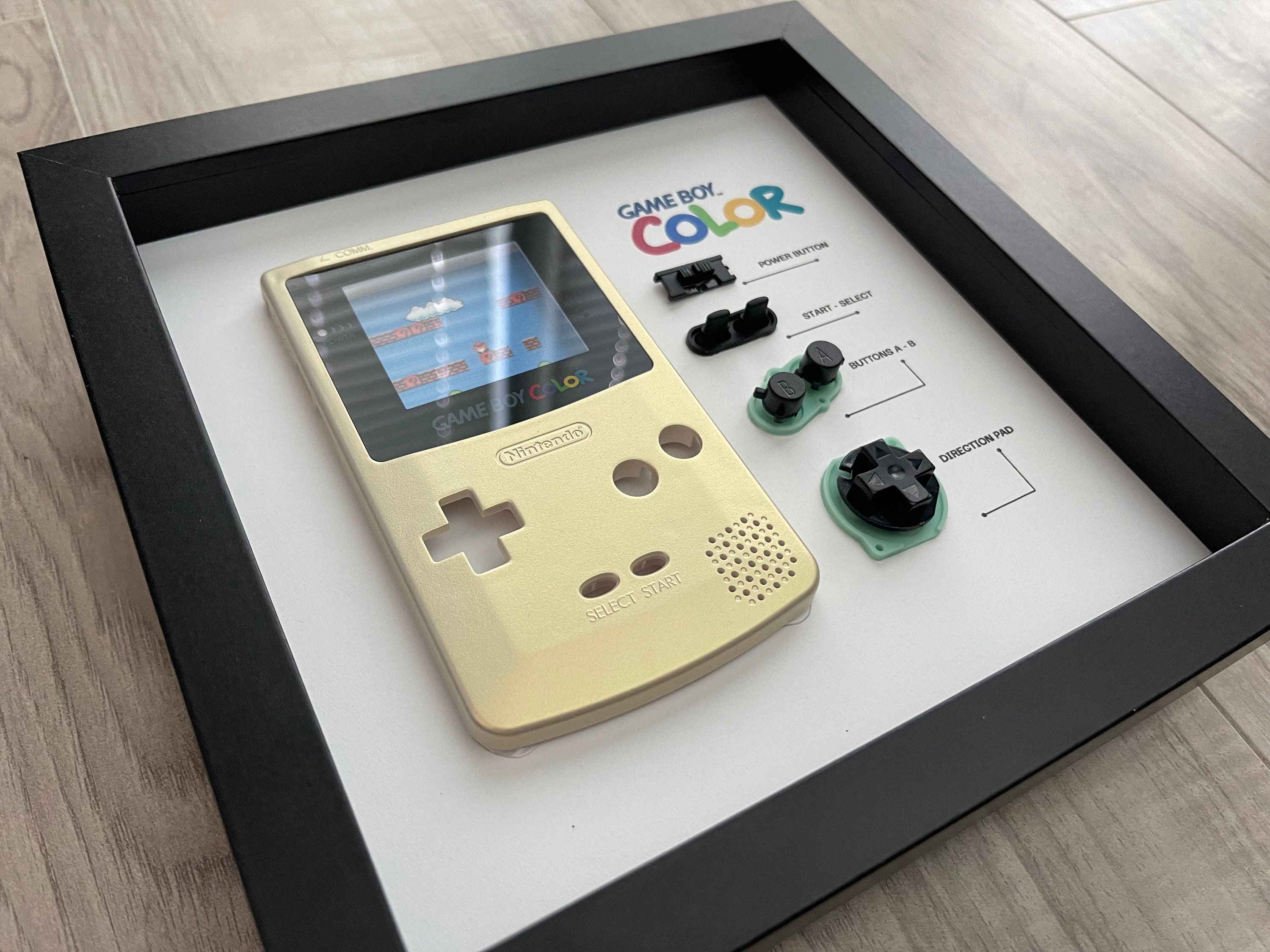 Gold Gameboy Color Teardown Art - Etsy