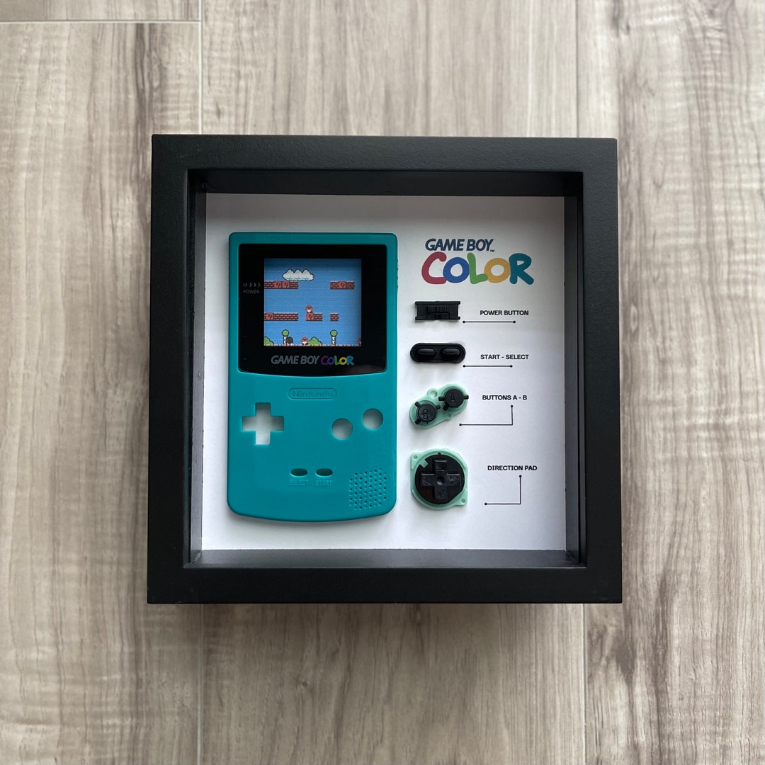 Teal Gameboy Color Teardown Art - Etsy