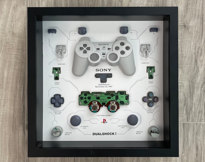 Playstation One Controller Teardown Art - Etsy