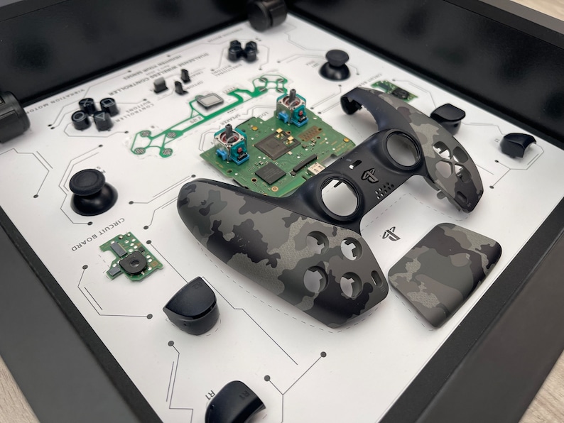 Camo Dualsense Controller Teardown Art - Etsy