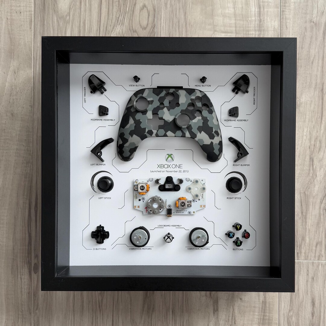 Abstract Xbox One Controller Teardown Art - Etsy