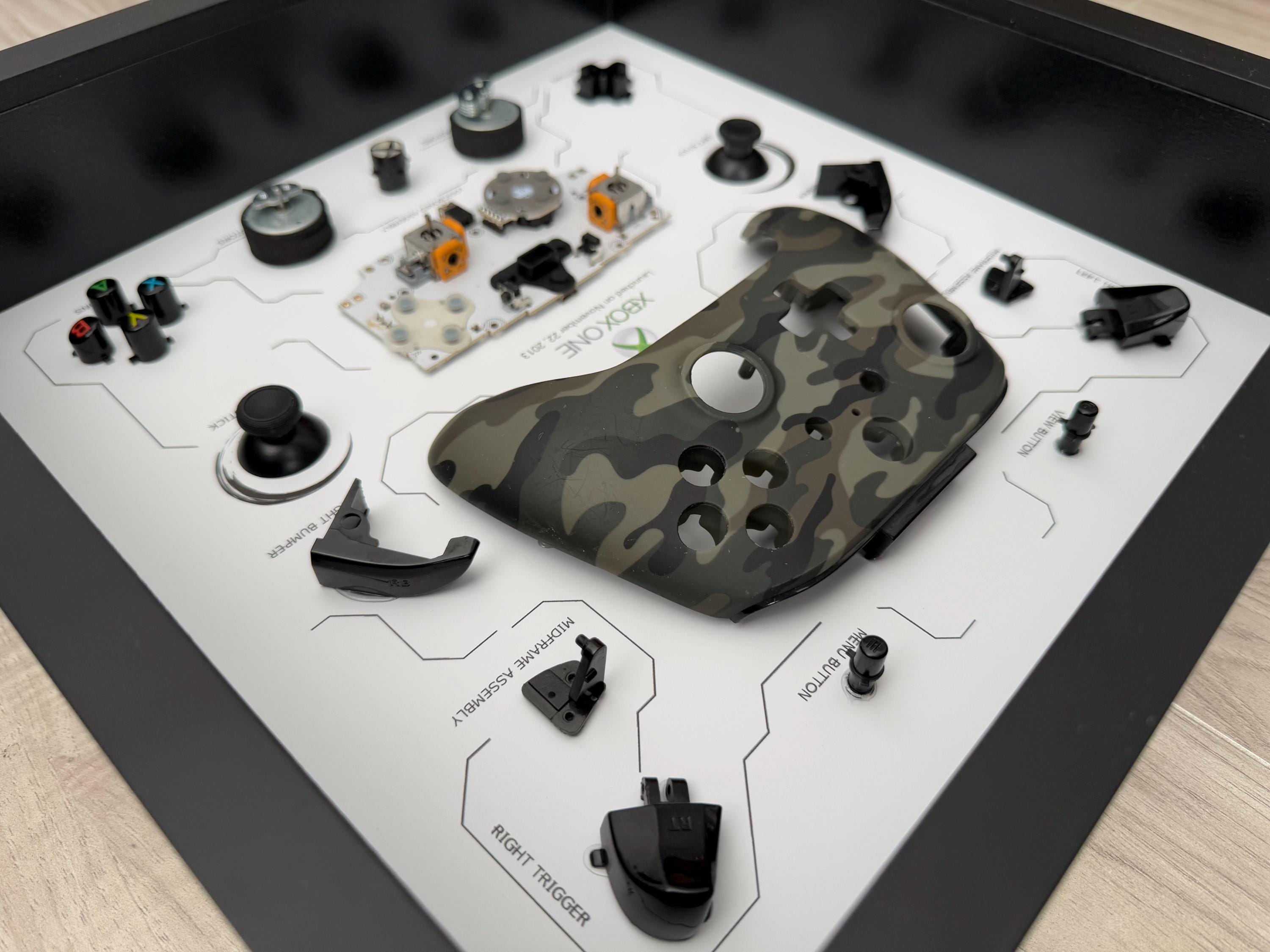 Camo Xbox One Controller Teardown Art - Etsy