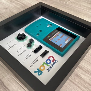 Teal Gameboy Color Teardown Art - Etsy