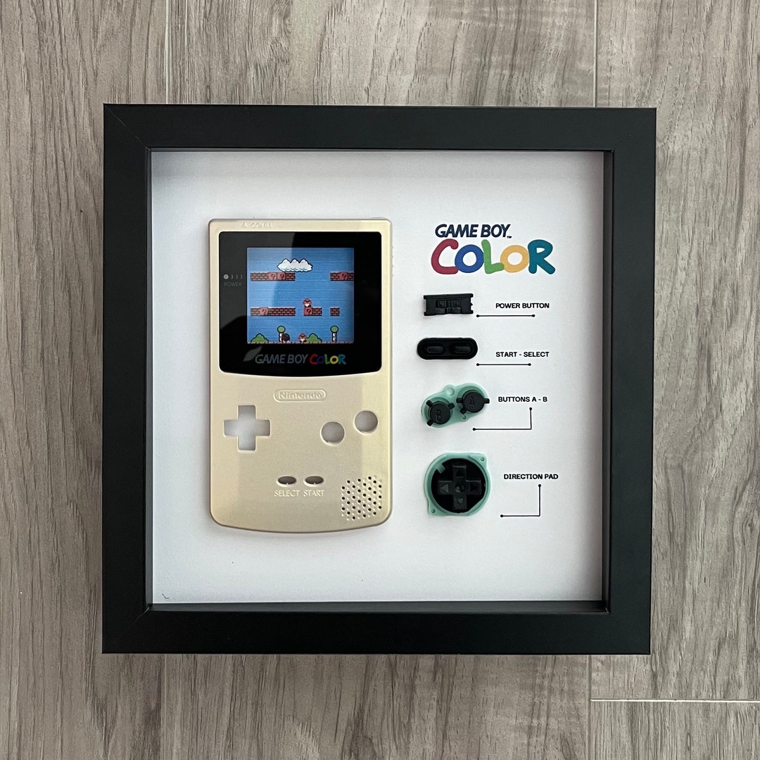 Gold Gameboy Color Teardown Art - Etsy