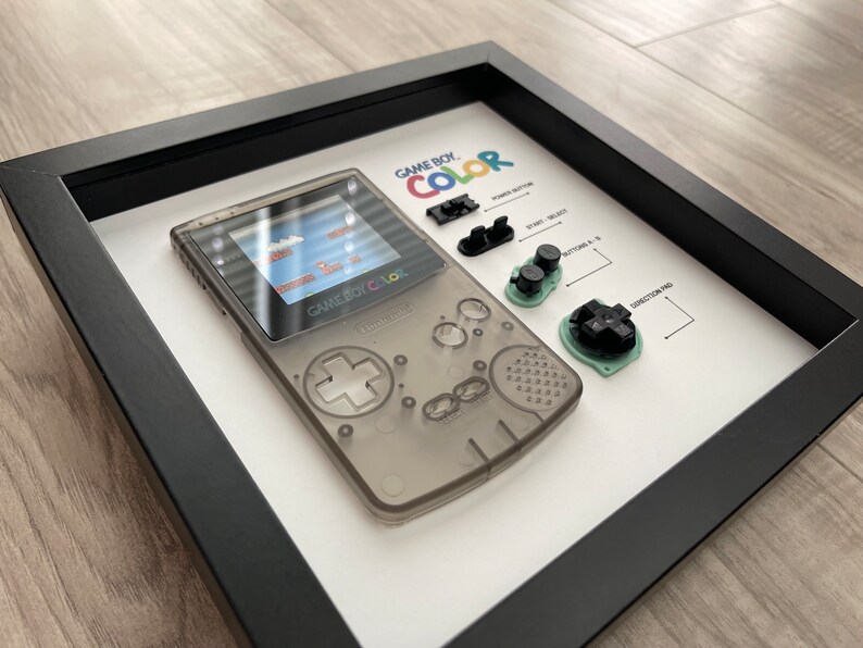 Clear Black Gameboy Color Teardown Art - Etsy