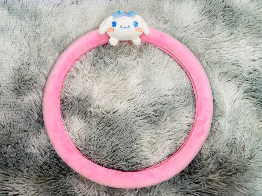 Kawaii Cartoon Steering Wheel Cover for Girls, Cute Pink Car Steering ...