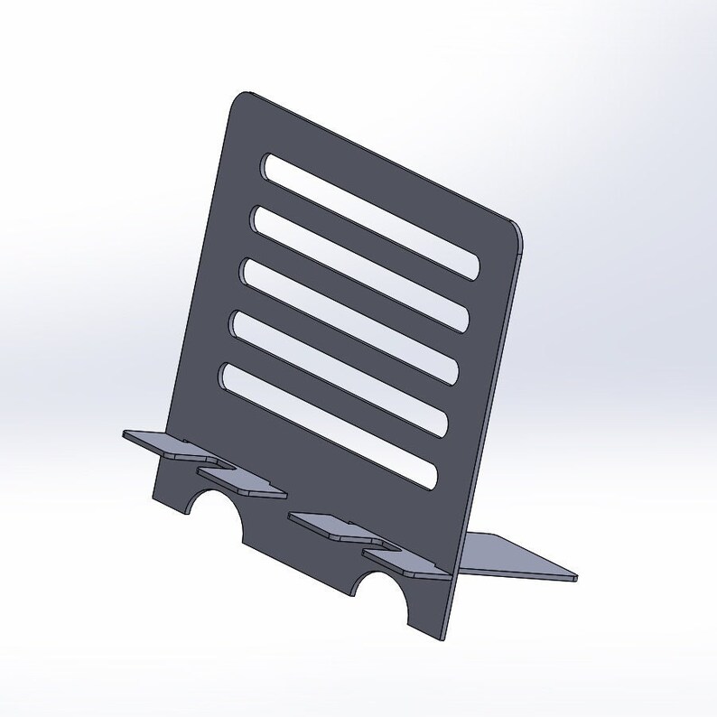 Industrial Tablet Holder DXF File: CNC Laser Cut Metal (2mm) (digital ...