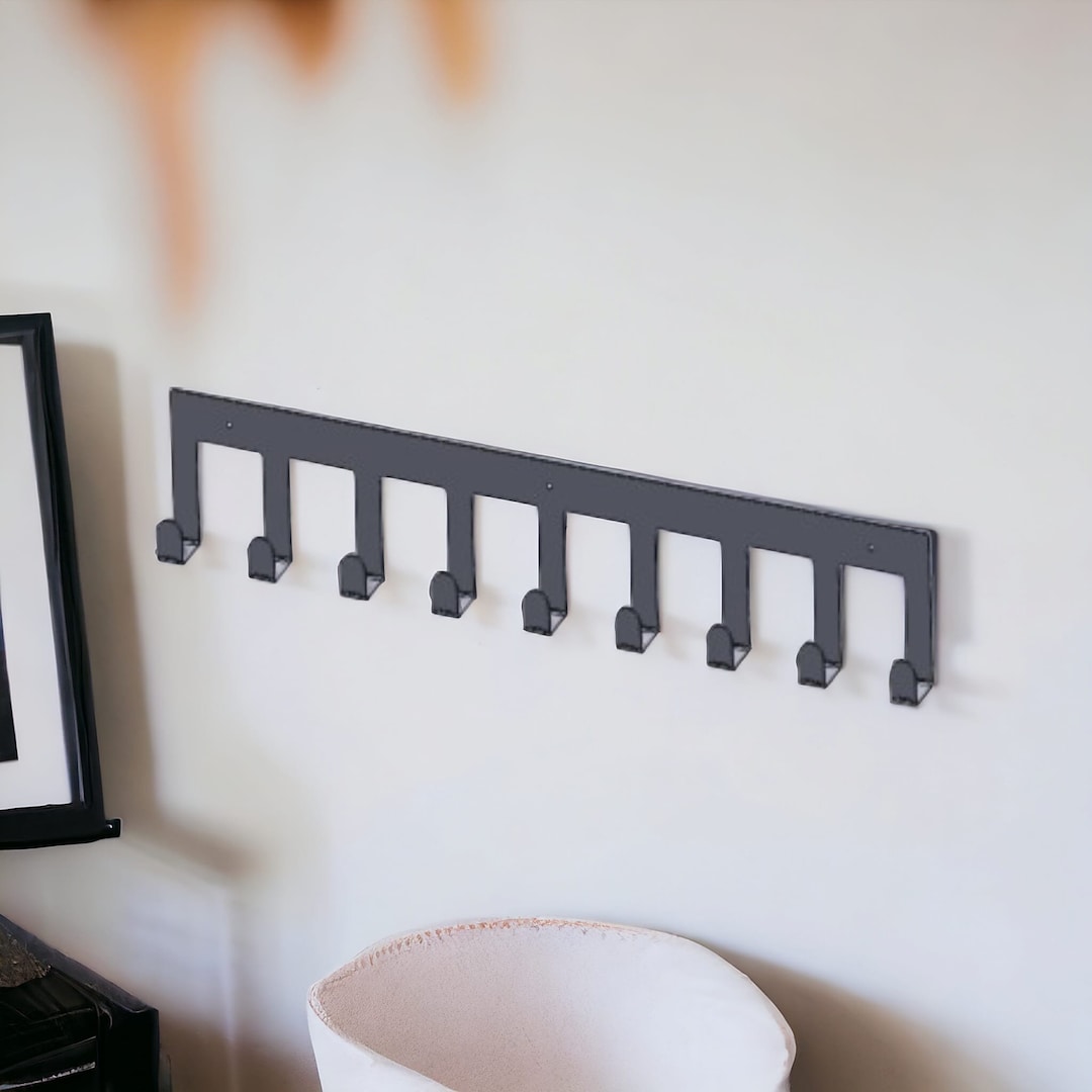 Industrial Wall Hanger - Laser Cut DXF File for CNC | Material Hanger ...