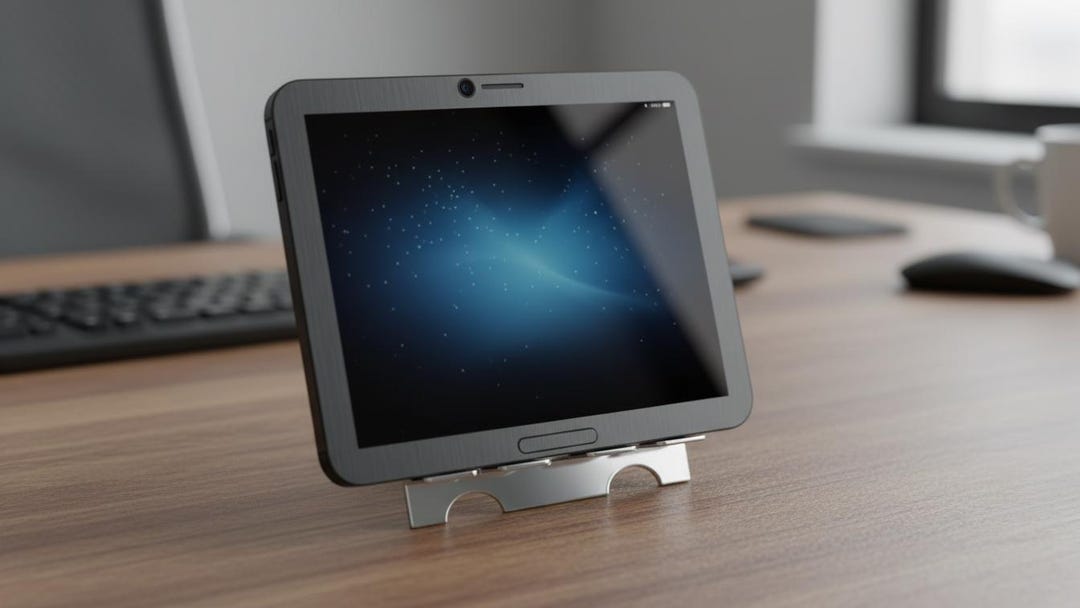 Industrial Tablet Holder DXF File: CNC Laser Cut Metal (2mm) (digital ...