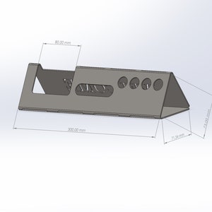 Industrial Desktop Pencil Case CNC Laser Cut File (DXF-DWG) - Etsy