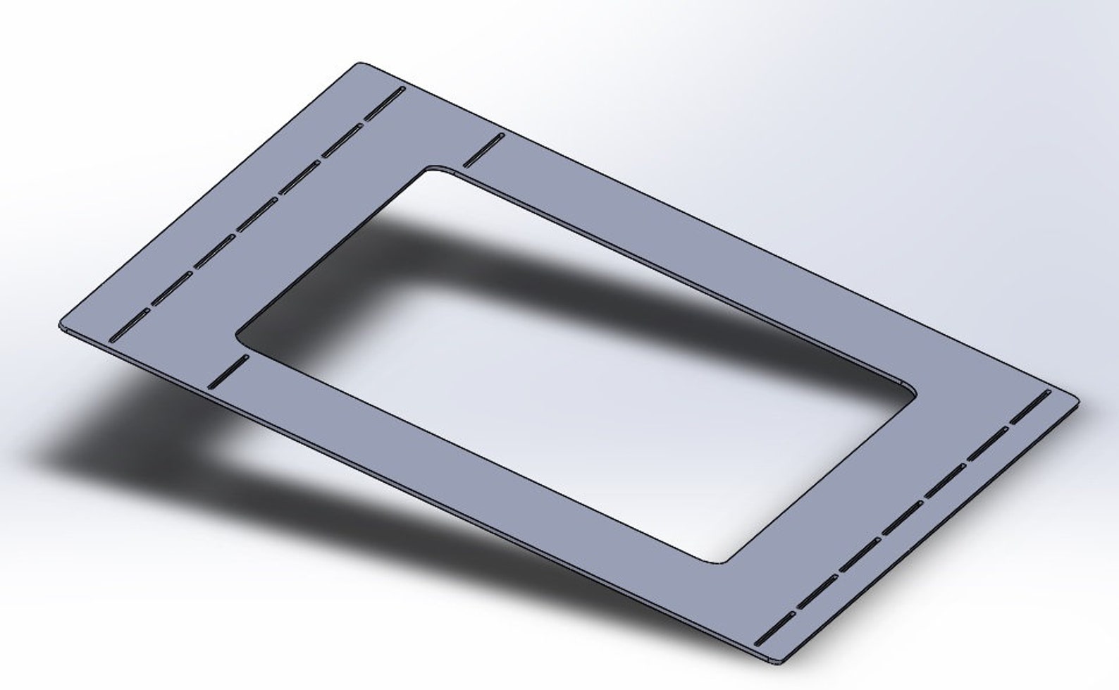 Industrial Style Bending Laptop Stand Desk Accessory DXF CNC Laser Cut ...