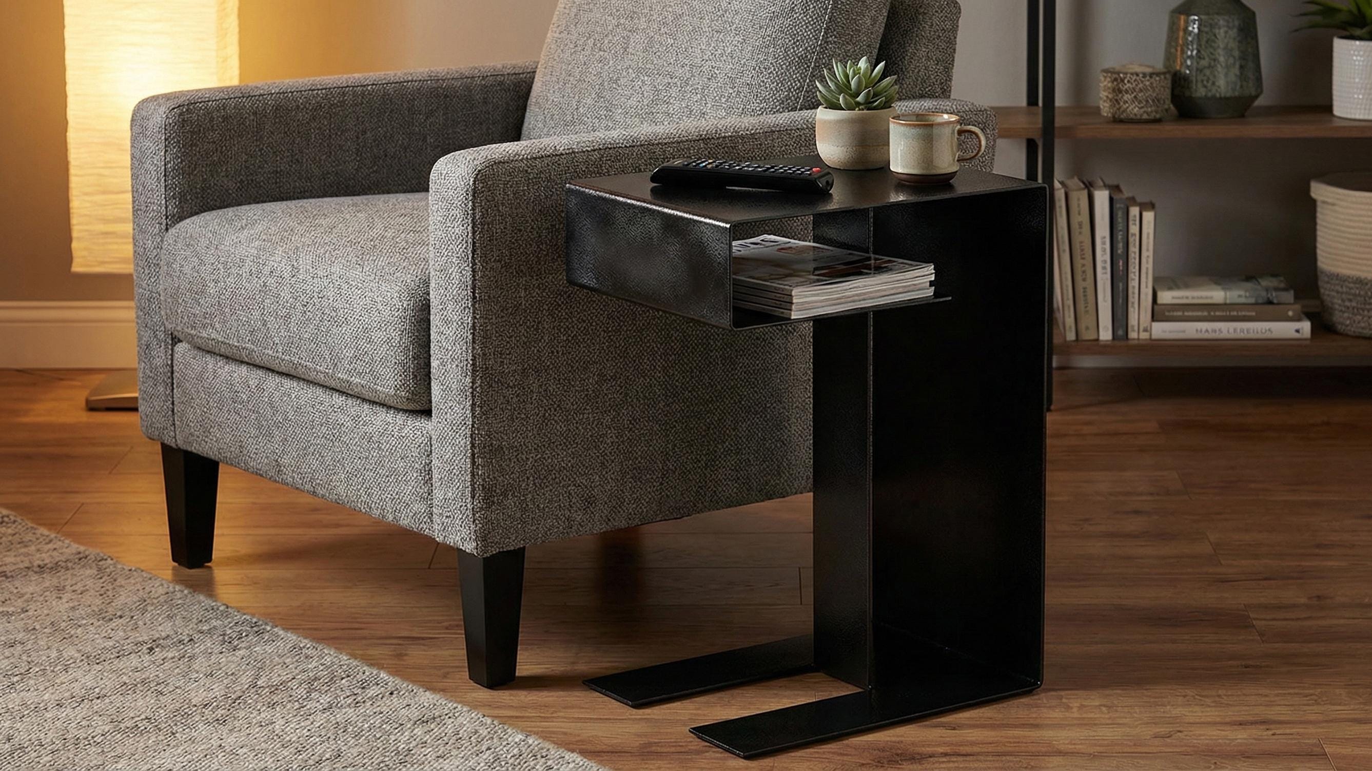 Industrial Coffee Table Nightstand DXF File: CNC Laser Cut Metal - Etsy