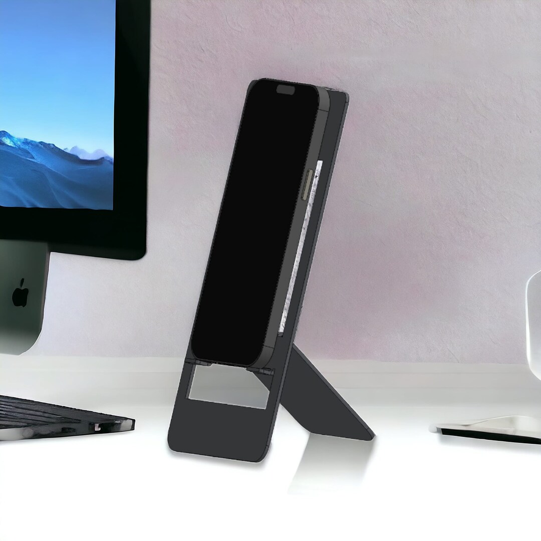 Industrial Style Bending Phone Holder Desk Accessory DXF CNC Laser Cut ...