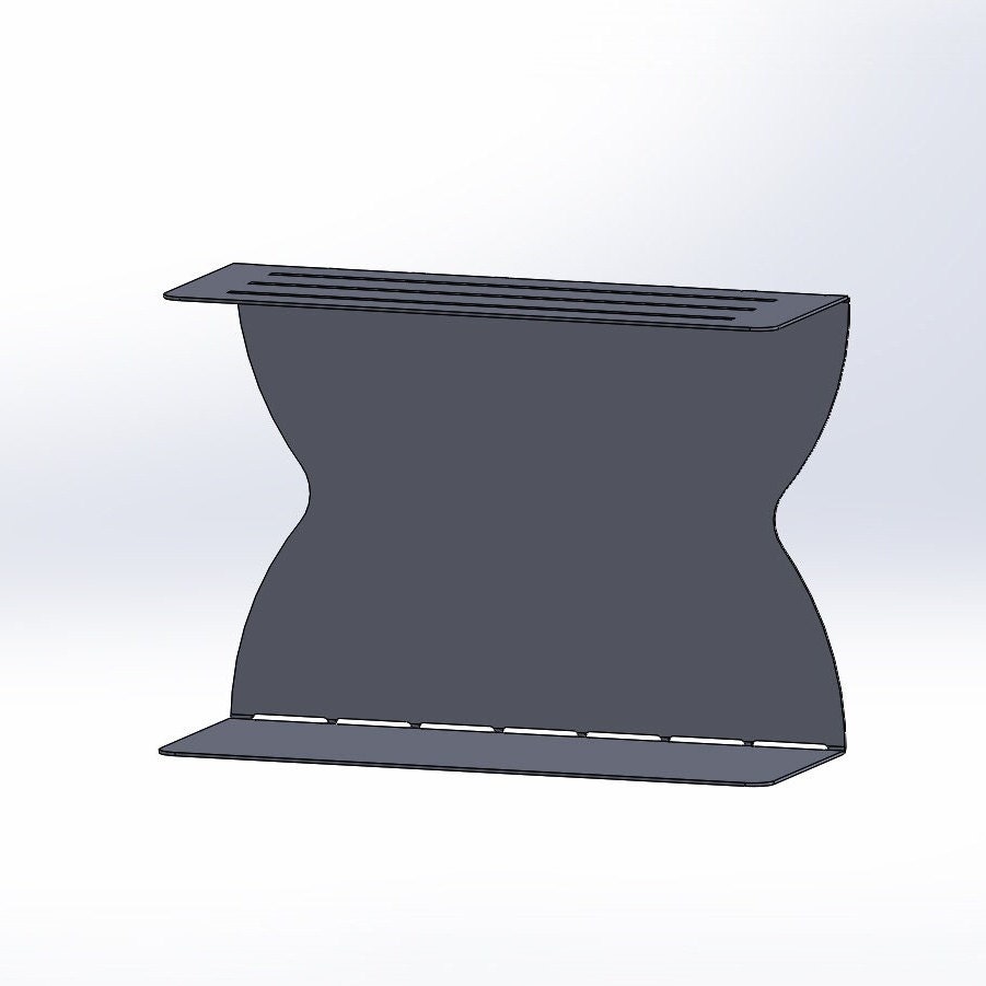 Industrial Style Bending Kitchen Knife Holder Accessory DXF - Etsy