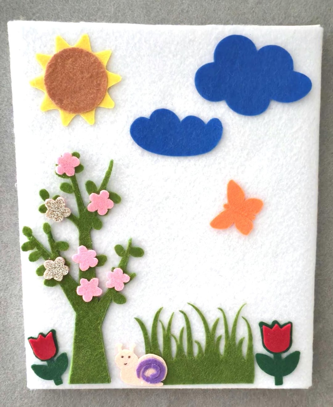 DIY Fall Felt Board Kids Kit Reusable Rearrangable Art Craft Spring ...