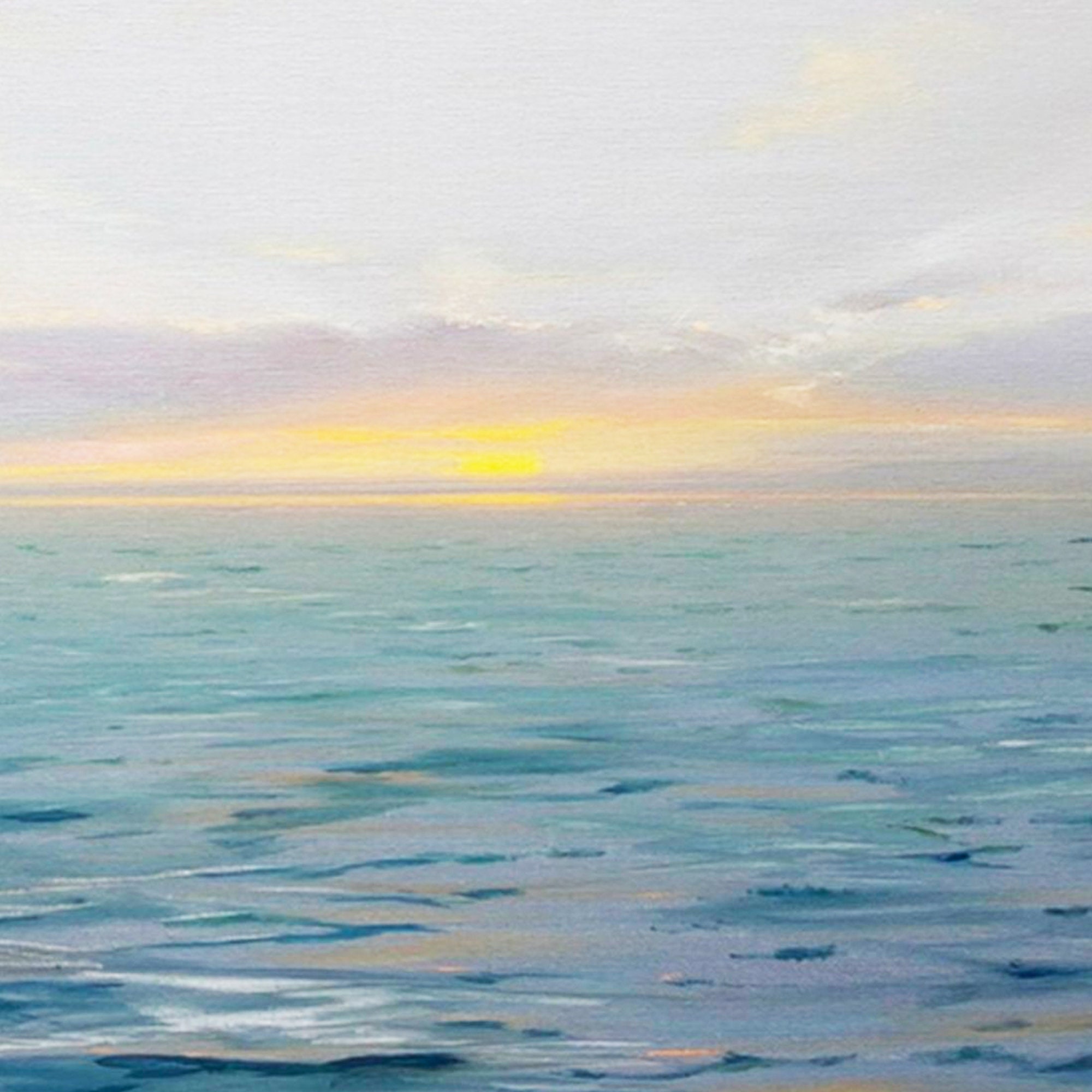 Calm Sea Art Minimalist Art Large Wall Landscape Hand Oil - Etsy
