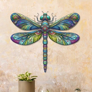 Dragonfly Garden Sign, Metal Dragonfly Sign, Welcome Dragonfly Sign ...