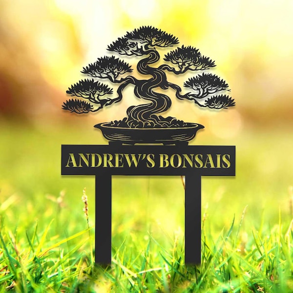 Metal Bonsai Tree - Etsy