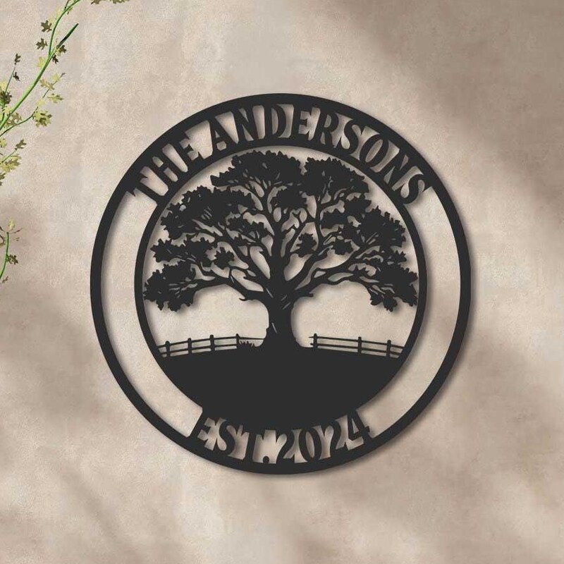 Steel Oak Tree - Etsy