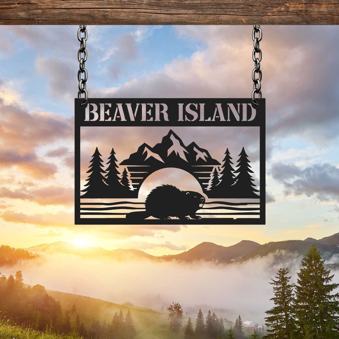 Custom Beaver Metal Sign, Beaver Sign, Beaver Lover Gift, Beaver Decor ...