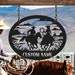 Personalized Cowboy Cowgirl Metal Sign, Couple's Ranch Sign, Western ...