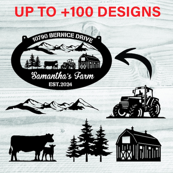 Metal Farm Signs - Etsy