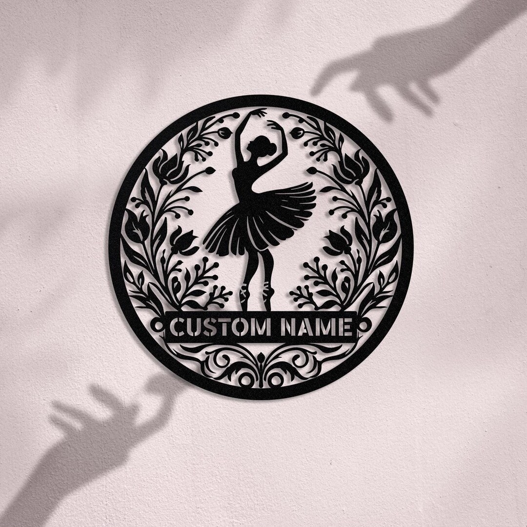 Custom Ballet Sign, Metal Wall With LED Light, Gift for Ballet, Custom ...