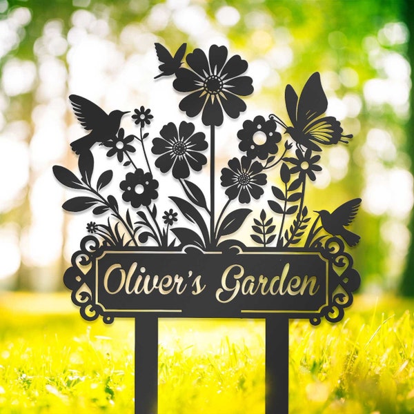 Flower Garden Sign - Etsy