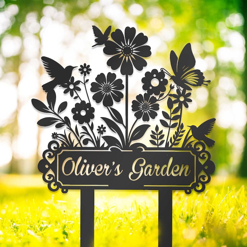 Flower Garden Sign - Etsy
