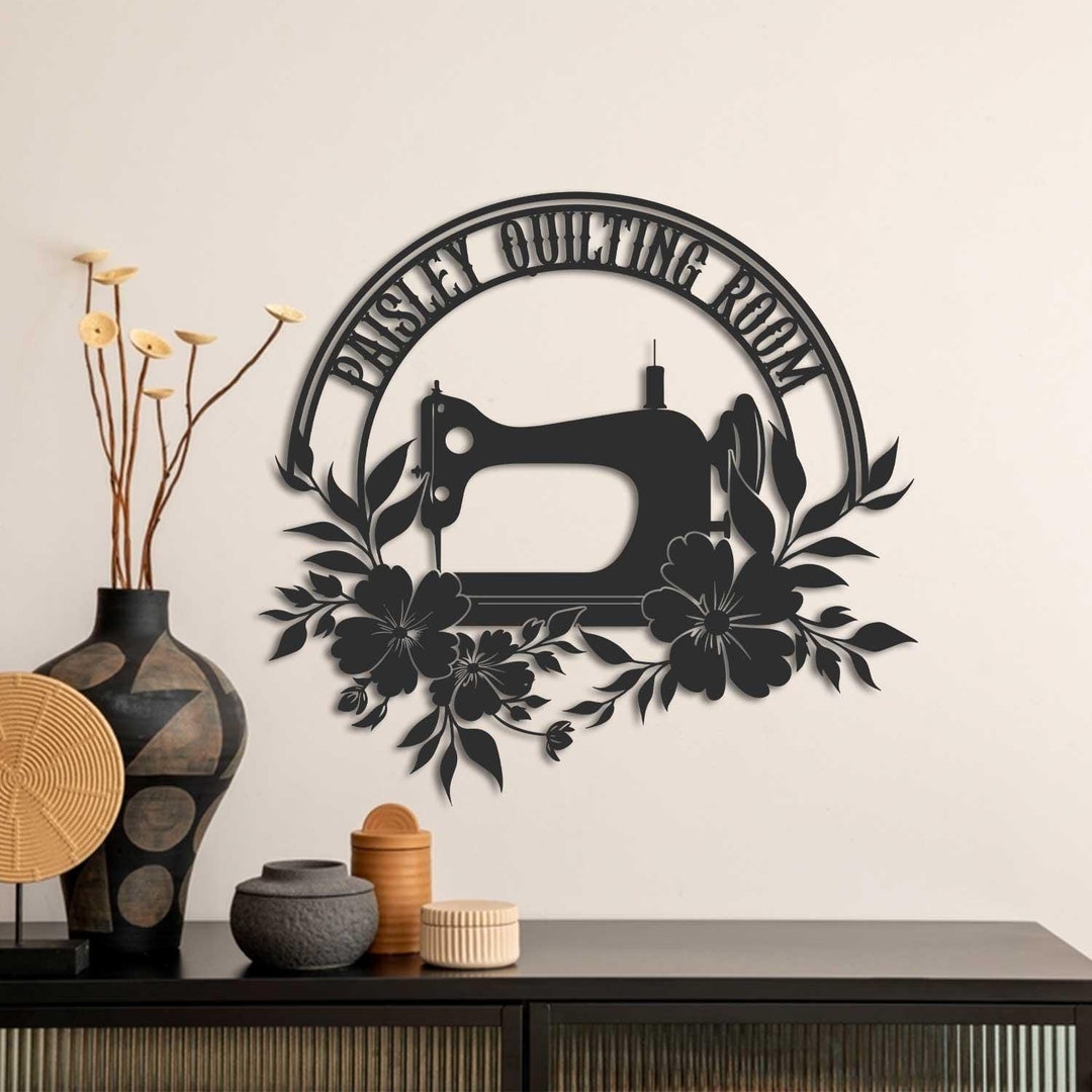 Custom Sewing Room Metal Sign, Sewing Metal Sign, Sewing Room Wall ...