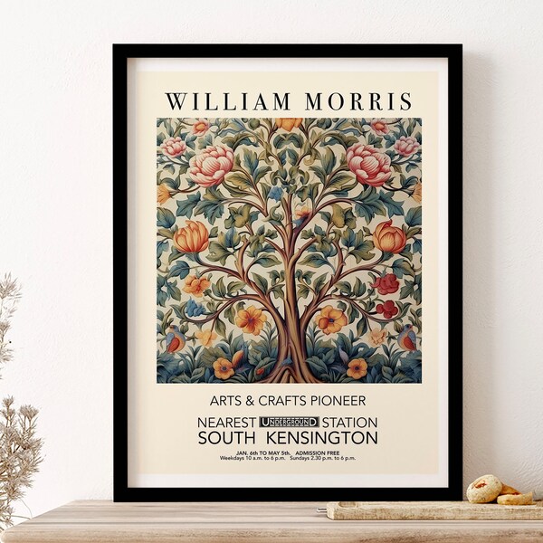 William Morris Poster - Etsy
