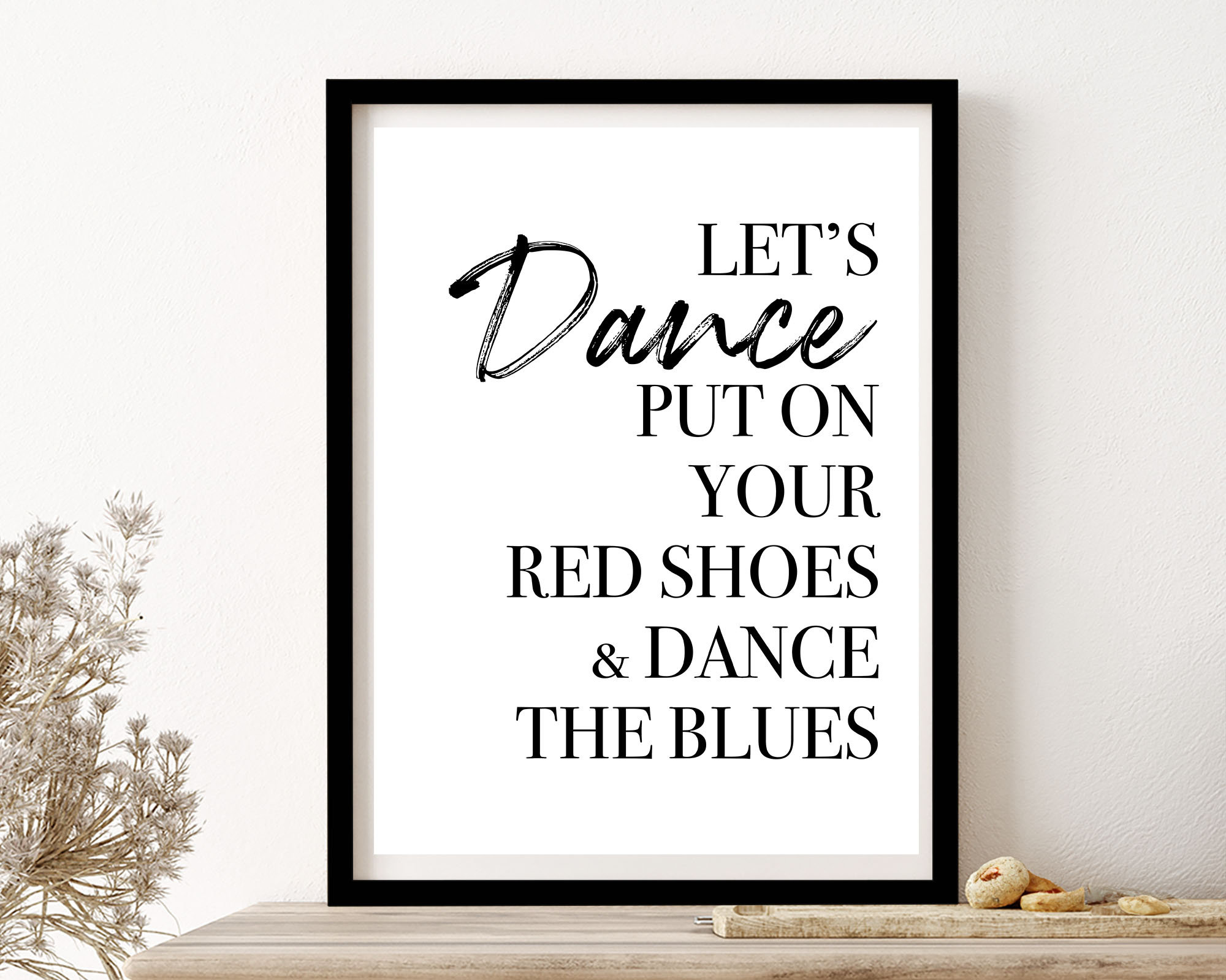 David Bowie Lets Dance Song Words Lyrics Wall Art Print Poster - Etsy