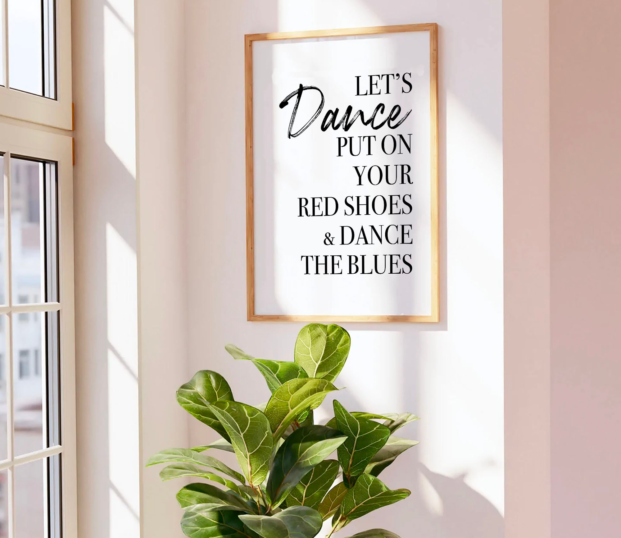David Bowie Lets Dance Song Words Lyrics Wall Art Print Poster - Etsy