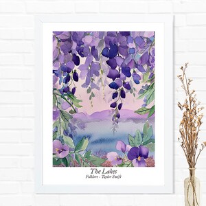 The Lakes Folklore Fan Art Wall Art Print Poster Framed Art Gift - Etsy