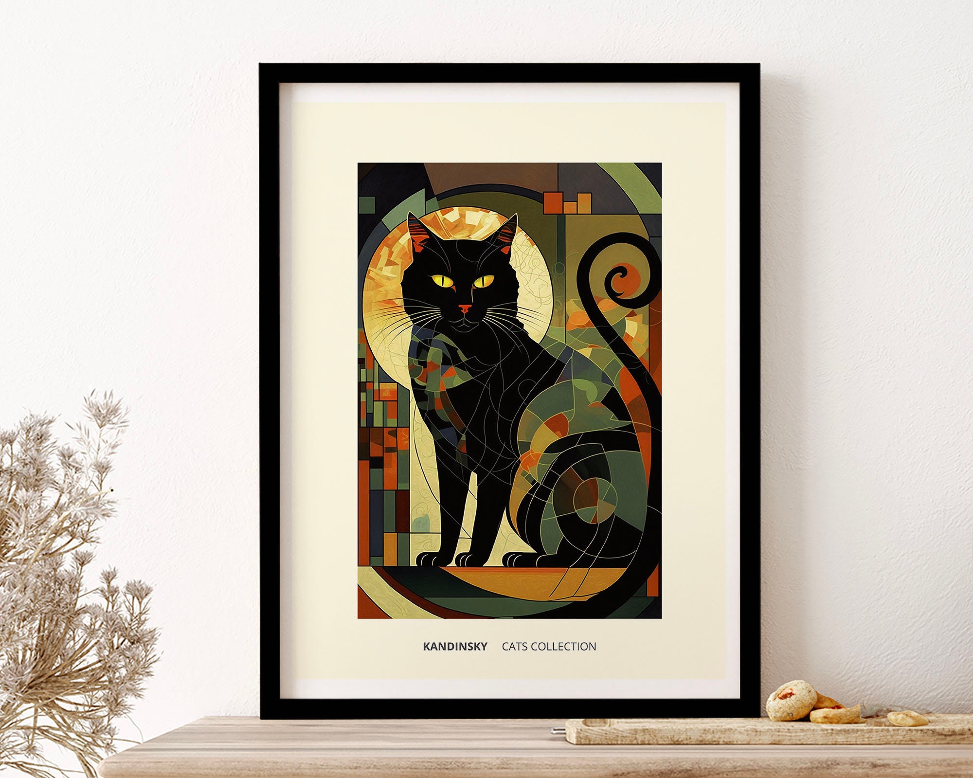 Kandinsky Cats Collection Poster Wall Art Print Poster Framed - Etsy