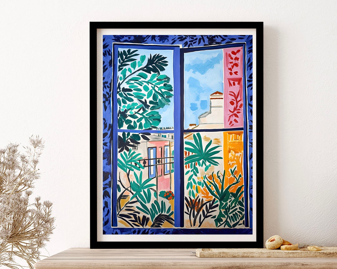 Henri Matisse Rome Italy Window View Wall Art Print Poster Framed Art ...