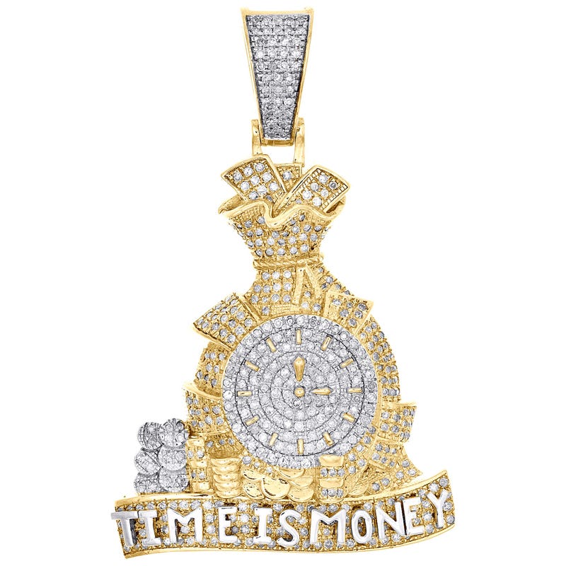 Rapper Clock Necklace - Etsy