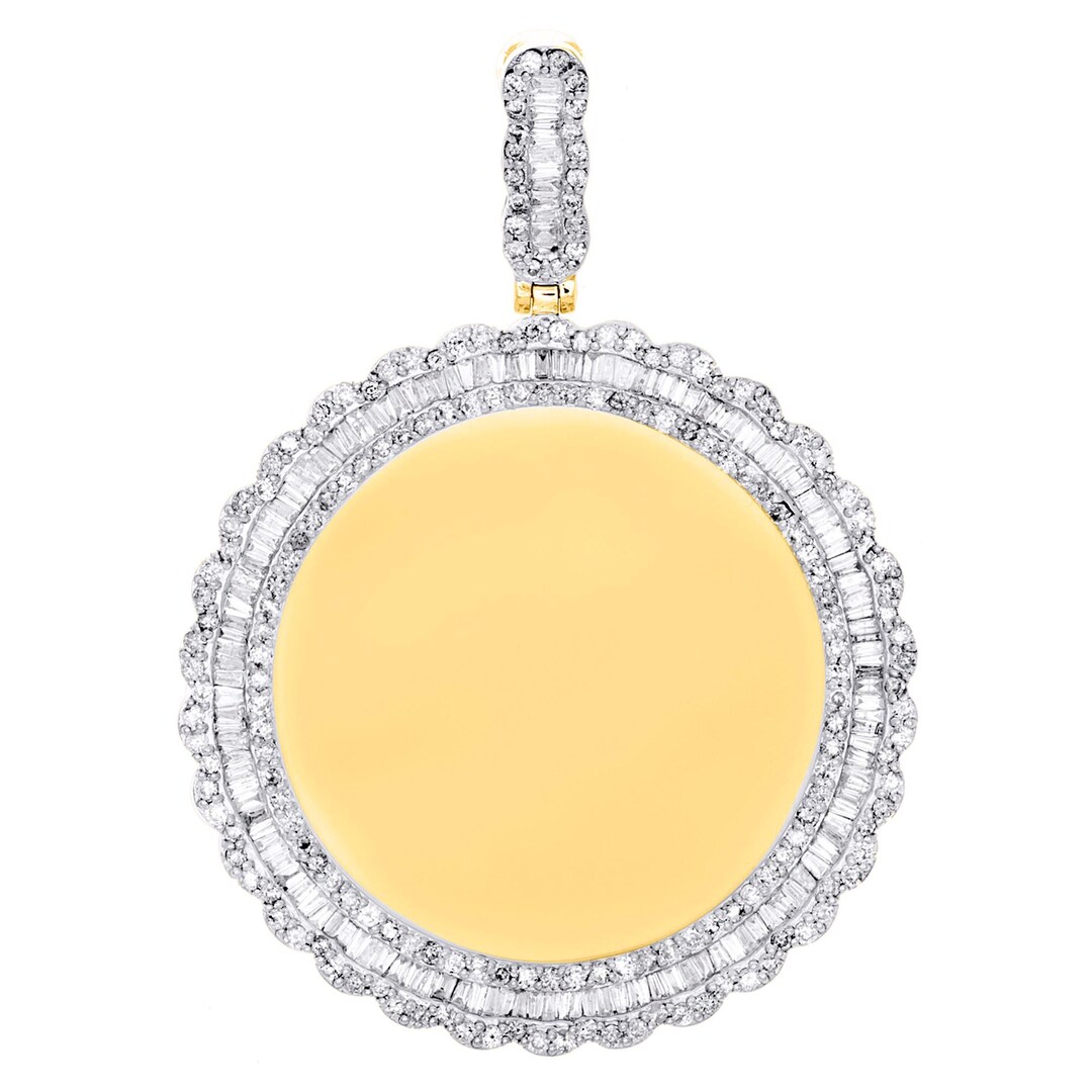 Memory Picture Frame Pendant Custom Photo Pendant Memory Pendant Round ...