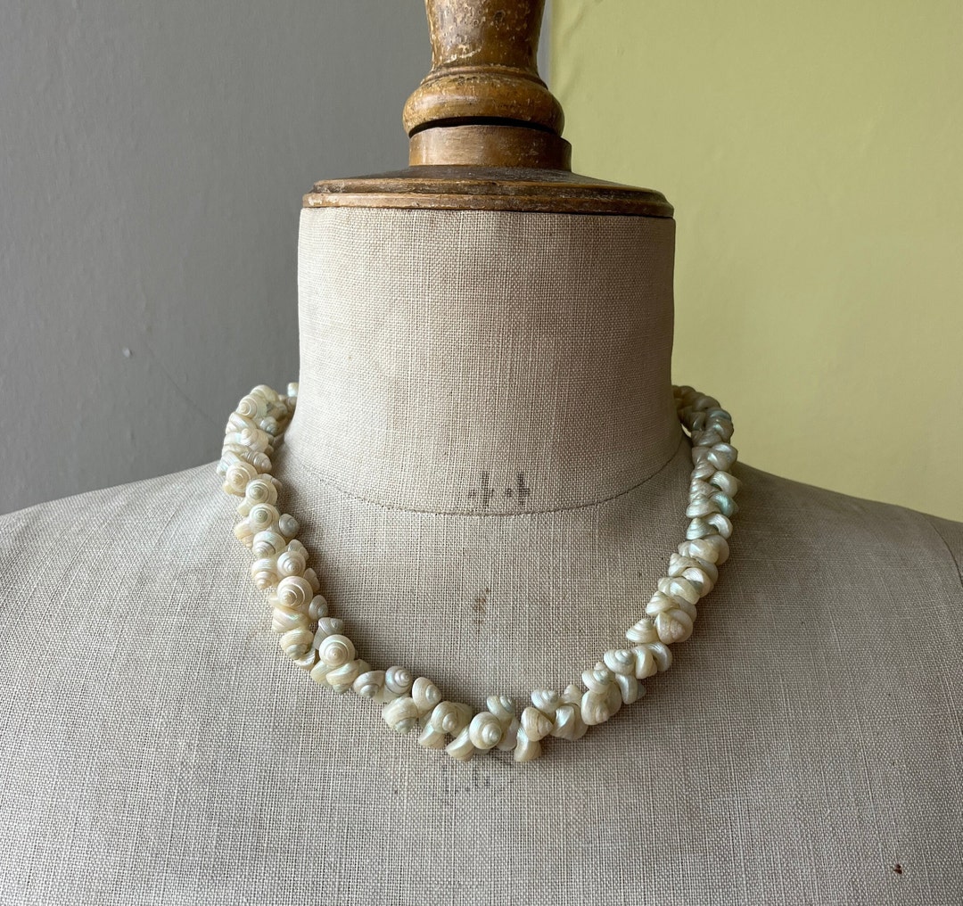 Rare Antique Maireener Shell Necklace | Antique Aboriginal Tasmanian ...