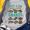 Snake Tee for Kids & Toddlers, Personalized Birthday Shirt, Realistic ...