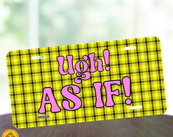 Clueless License Plate - Etsy