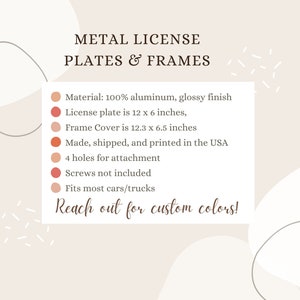 No Bull Front License Plate - Western Bull Horns Stars Car Truck Vanity ...