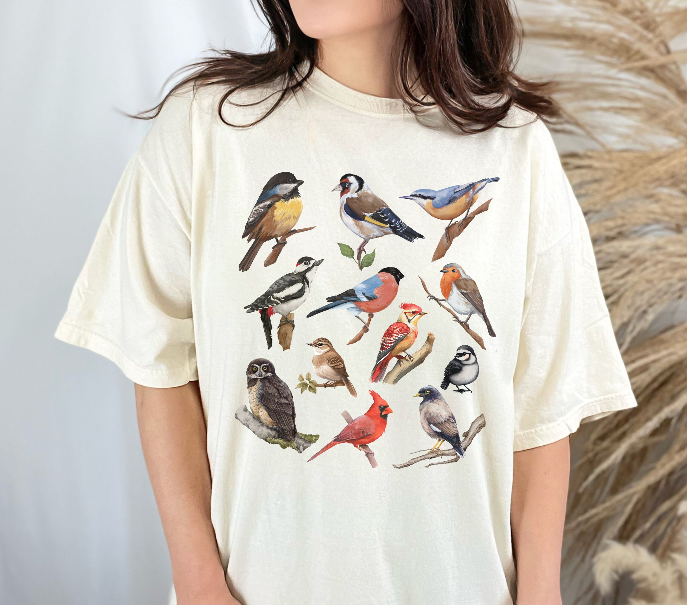 Cool Bird Shirt Easily Distracted by Birds Comfort Colors Vibrant Avian ...