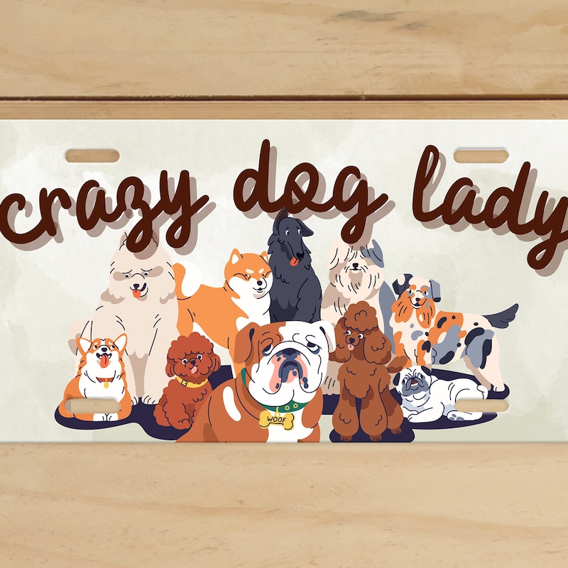 Crazy Dog Lady - Etsy
