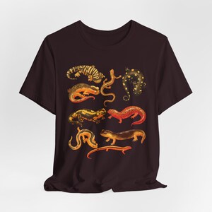 All Salamanders T-shirt, Cottagecore Clothing, Watercolor Cute ...
