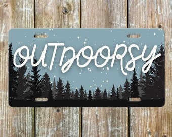 Trees Vanity Plate - Etsy